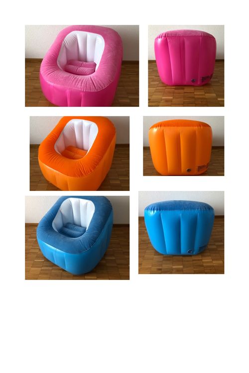 Aufblasbare Sessel 12 Stück (Gebraucht) in Glattpark für CHF 30 – mit ...