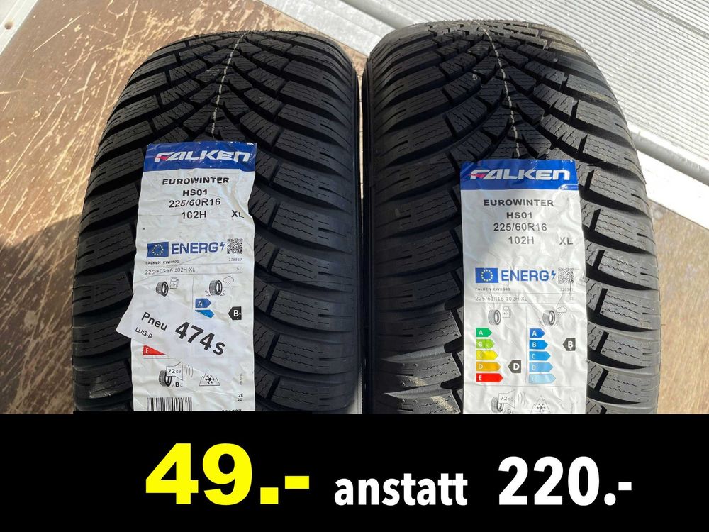 225/ 60 R16, Falken - 2 Stück /474s | Kaufen auf Ricardo