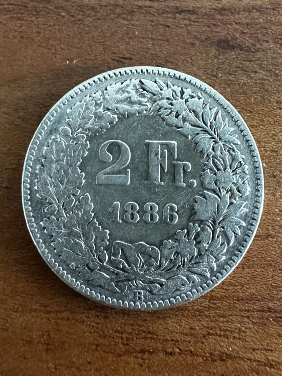 2 Schweizer Franken 1886 | Kaufen auf Ricardo