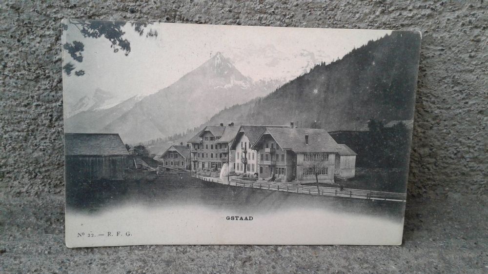 Alte Postkarte Ansichtskarte Gstaad Bern Kaufen Auf Ricardo