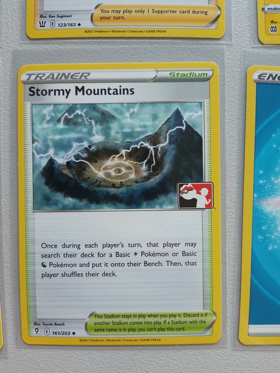 Stormy Mountains - Pokemon TCG Prize Pack Stamp Stempel (Gebraucht) in ...