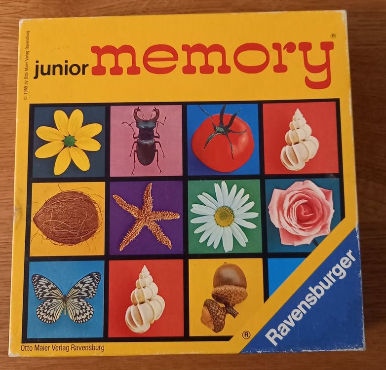RAVENSBURGER *JUNIOR - MEMORY* VOLLST.MIT ANL./19 X 19CM (Gebraucht) in ...
