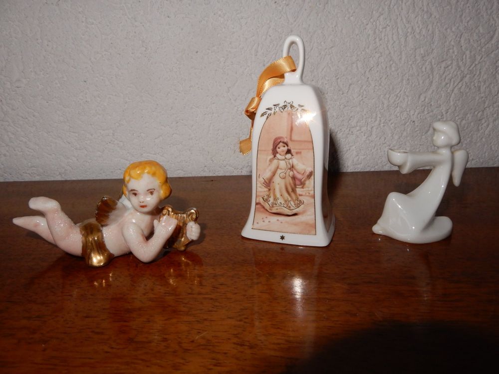 Göbel Glocke 2015, Mini Engel Kerzenhalter Rosenthal, Putti | Kaufen ...