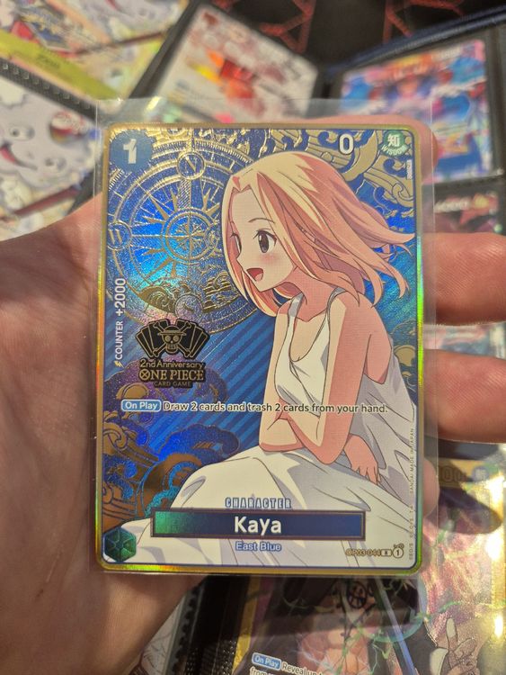 ONE PIECE KAYA OP03-044 R 2ND ANNIVERSARY (Neu (gemäss Beschreibung)) in Rolle für CHF 20 – mit ...