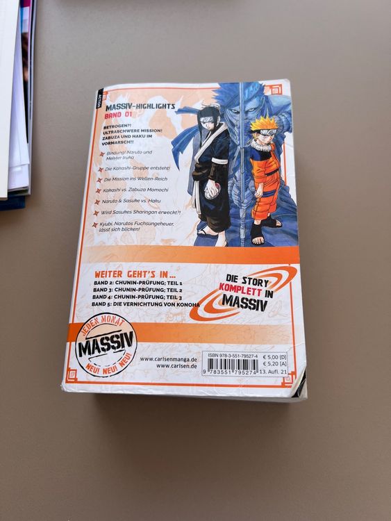 NARUTO Massiv 1 Die Originalserie (Neu (gemäss Beschreibung)) in Uitikon Waldegg für CHF 2.3 ...