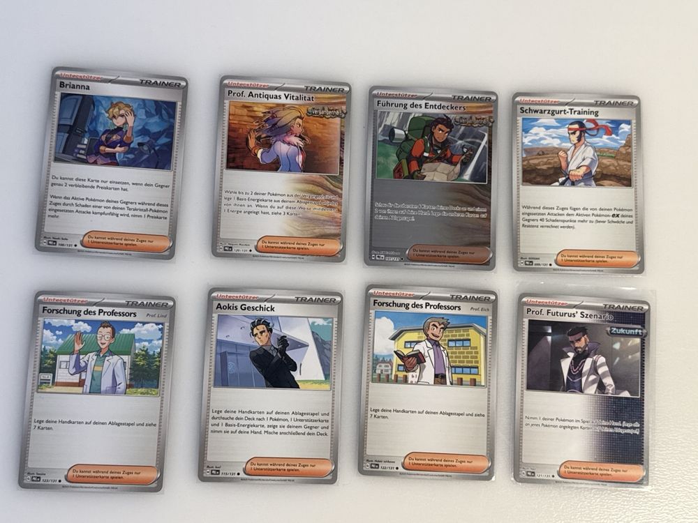 8 Trainerkarten auf DE ( sihe Fotos ) (Gebraucht) in Zürich für CHF 2 ...