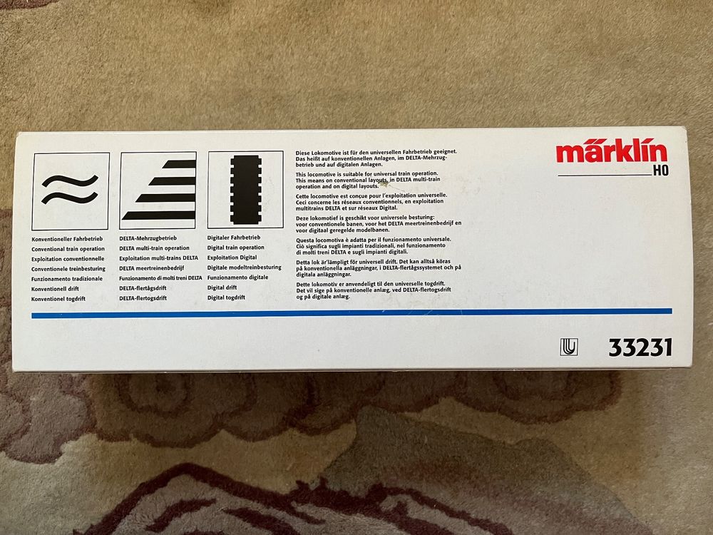 Märklin 33231 Lokomotive Serie 122 SNCB WS OVP | Kaufen auf Ricardo