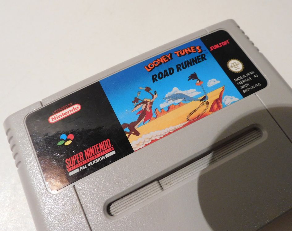 Neue Fundschätze SNES Super Nintendo Looney Tunes RoadRunner (Gebraucht ...