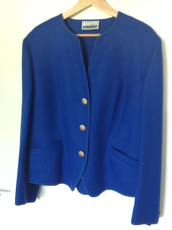 HERO Paris Wolle Blazer Gr. 46 royalblau | Kaufen auf Ricardo