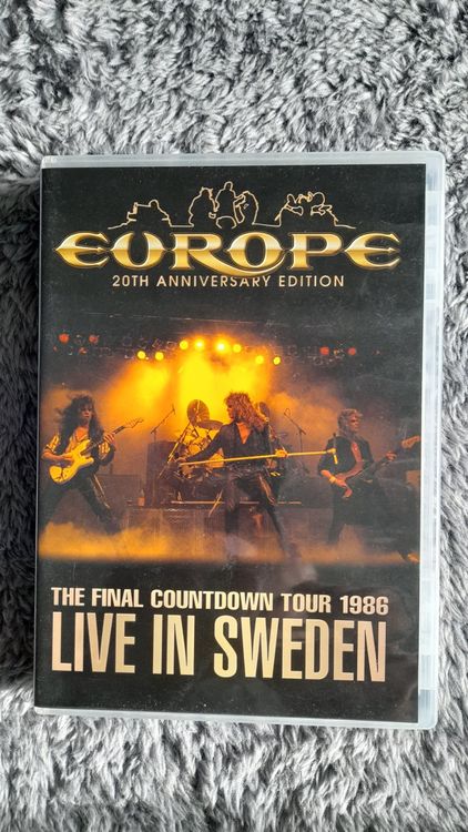 EUROPE 20TH ANNIVERSARY EDITION LIVE IN SCHWEDEN 1986 DVD (Gebraucht ...