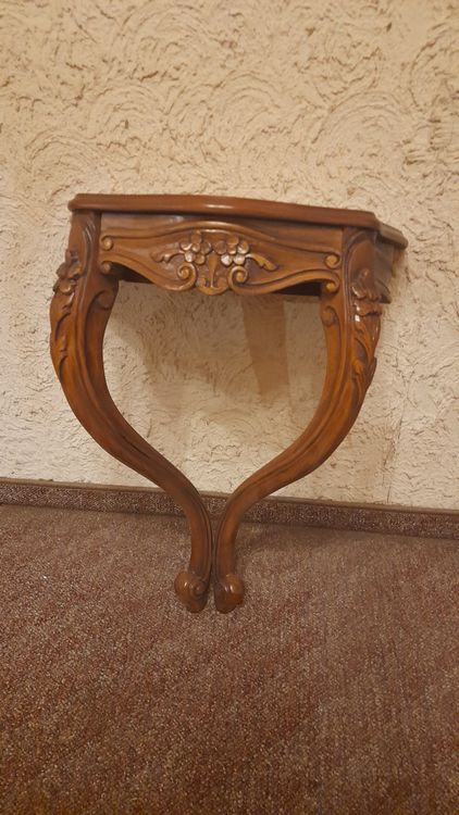 Louis XV Wandkonsole - Tischchen in Massivholz (Gebraucht) in Wilen b ...