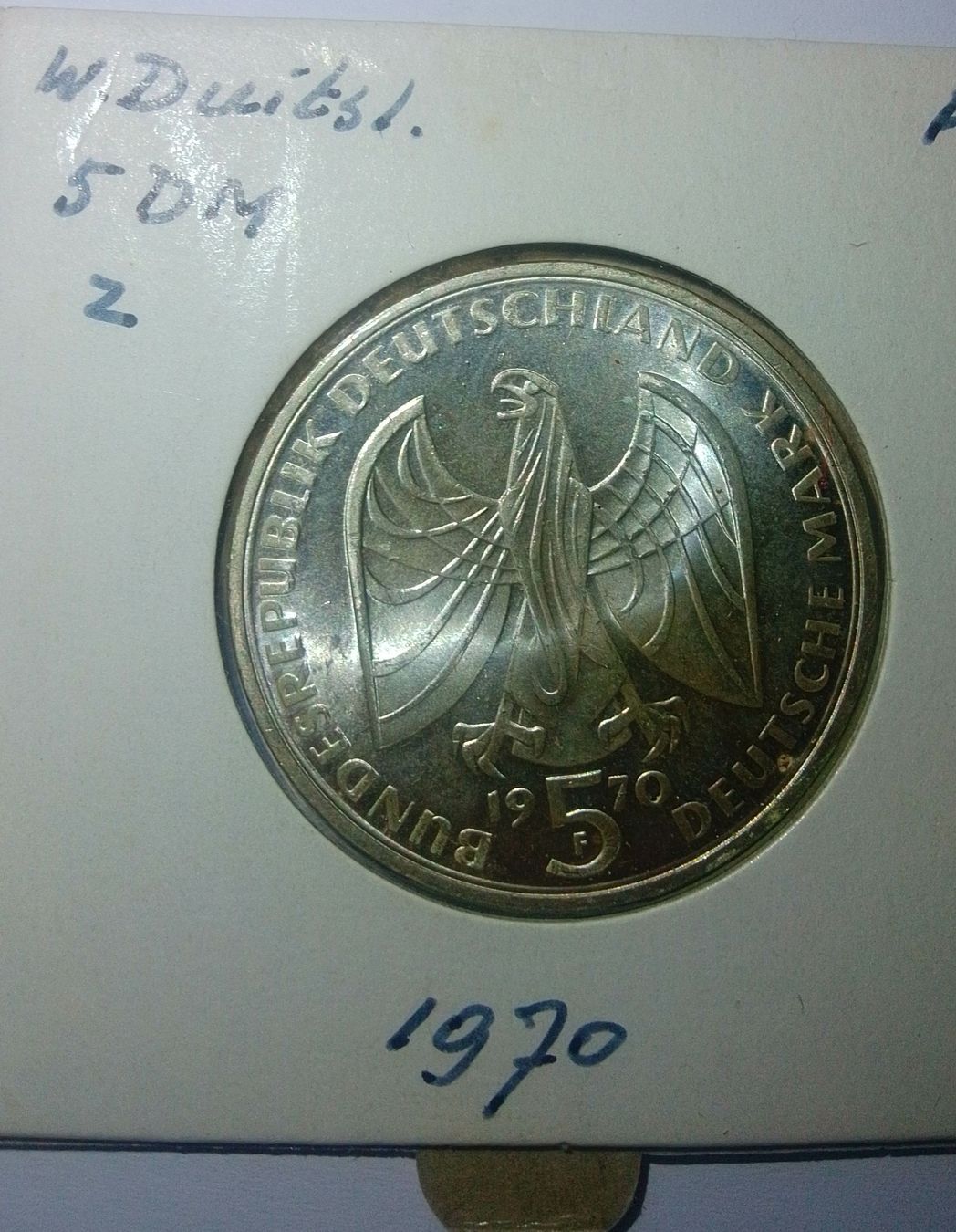 BRD 5 DM Deutsche Mark 1970 - Seltenes Sammlerstück! (Neu (gemäss ...