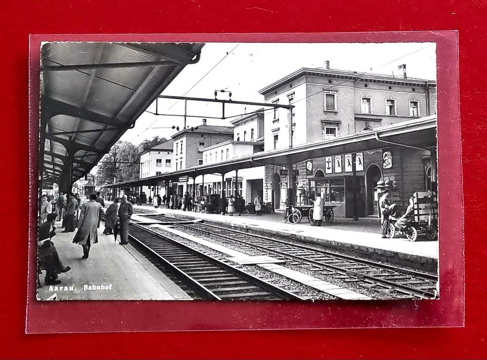 Aarau - Bahnhof - Gare - Perrons - 1957 (Gebraucht) in Rothrist für CHF 19.5 – mit Lieferung auf ...