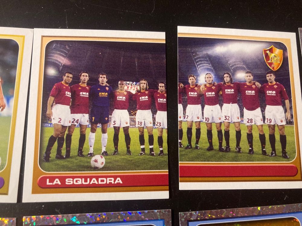 21x Stickers Merlin 2001 Badge Signori AS Roma mit Totti | Kaufen auf ...