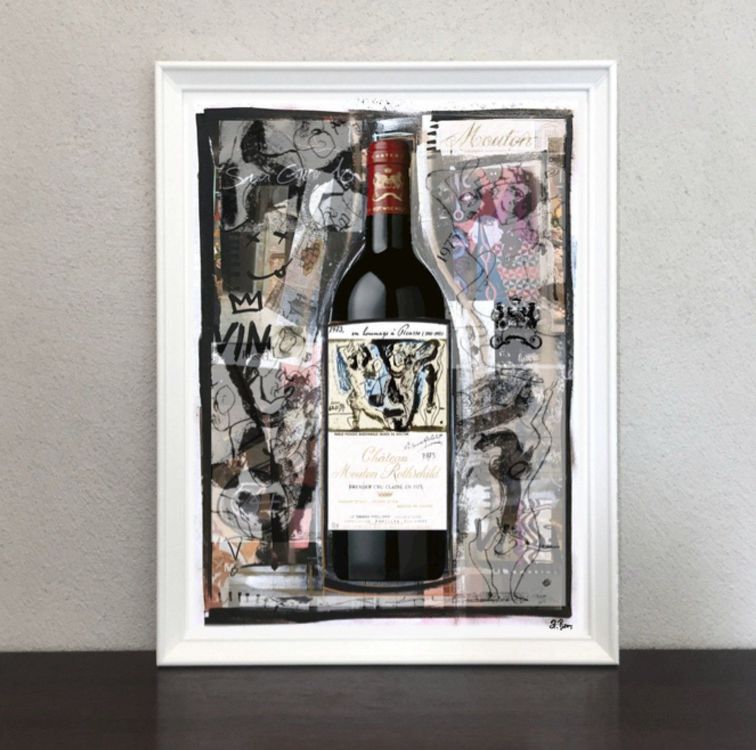 Chateau Mouton Rothschild Pop Art Bild Vin Label Picasso (Neu (gemäss ...