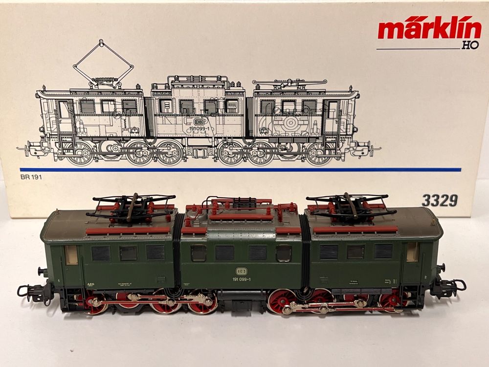 Märklin 3329 H0 AC E-Lok BR 191 099-1 der DB (Gebraucht) in Geroldswil ...