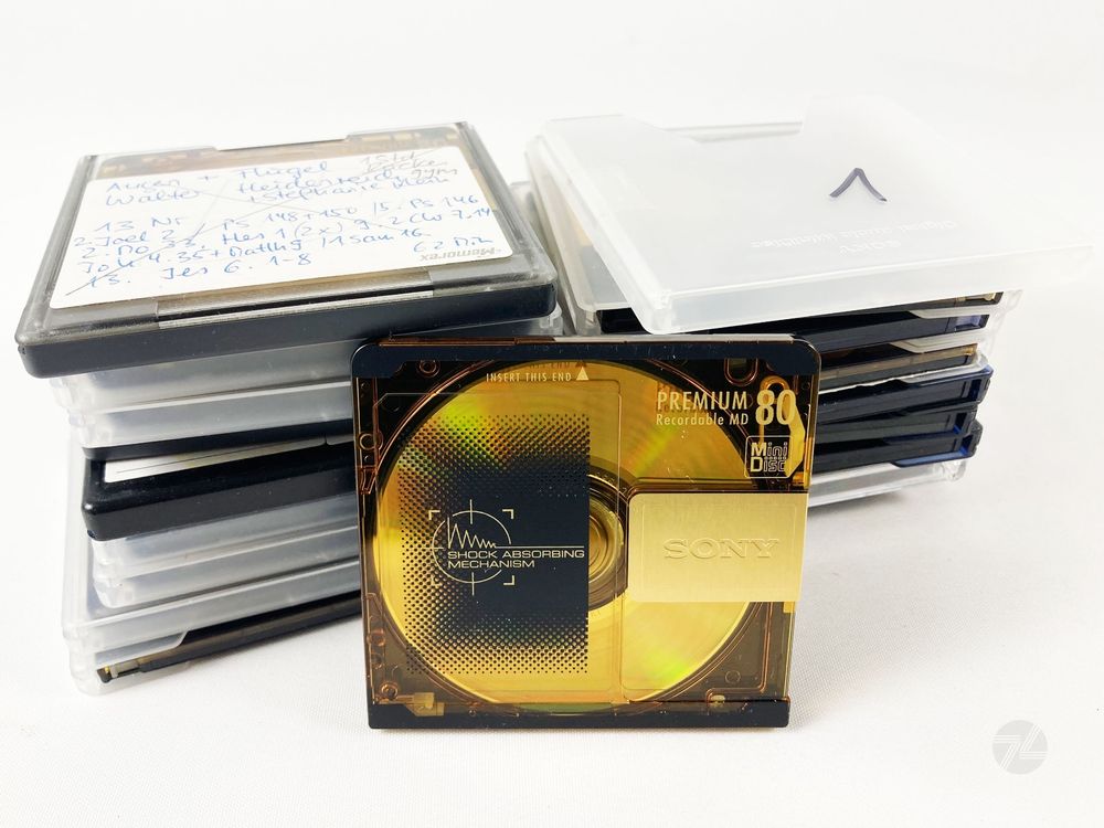 MiniDisc Lot bespielt Sony TDK 18x Recordable MD (Gebraucht) in ...