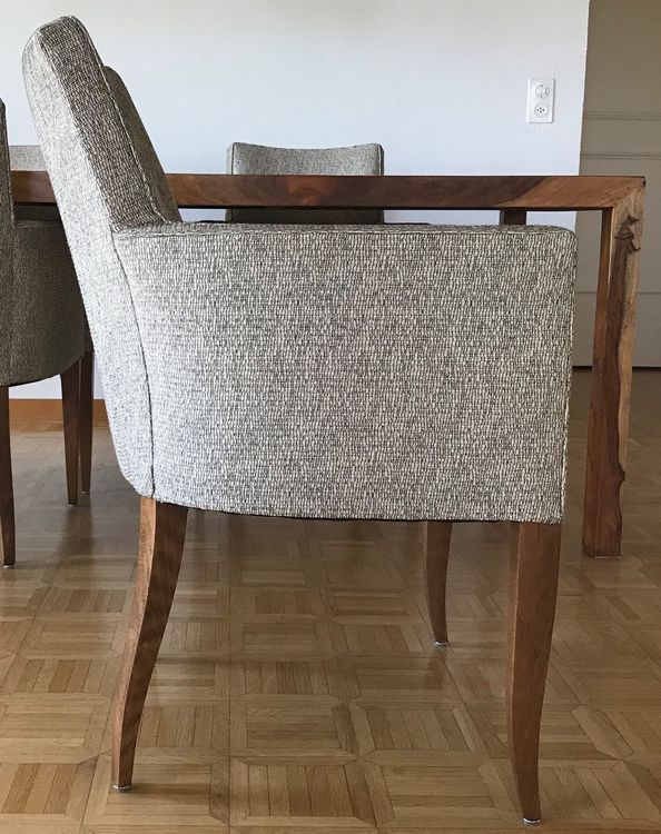 Stühle 4er-Set von Hutton mit uniquer Material-/Farb-Kombi (Gebraucht ...