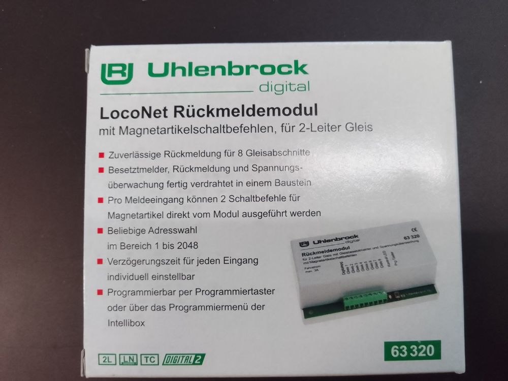 Uhlenbrock Rückmelde Modul 2 Leiter 63320 | Kaufen auf Ricardo