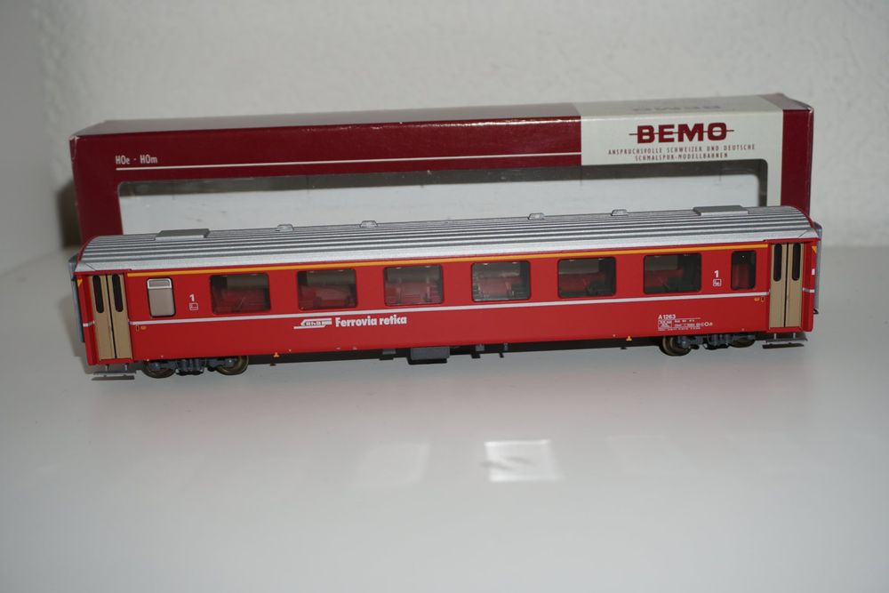 BEMO 3242 133 - RhB A 1263 EW II rot H0m (Gebraucht) in Matten b. Interl für CHF 36 – mit ...