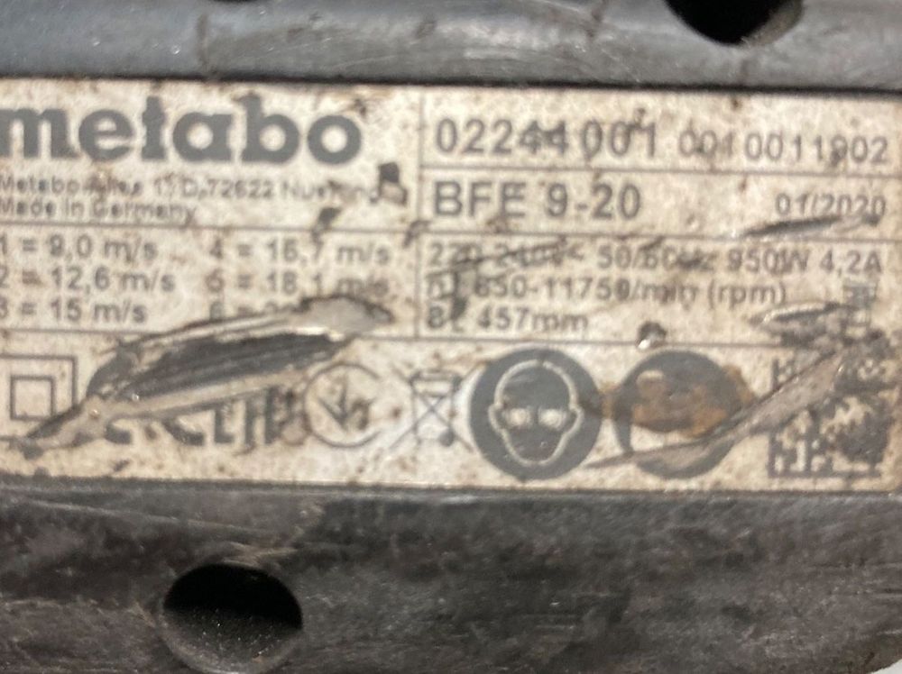 Bandschleifer Metabo (Defekt) in Möhlin für CHF 6 – mit Lieferung auf ...