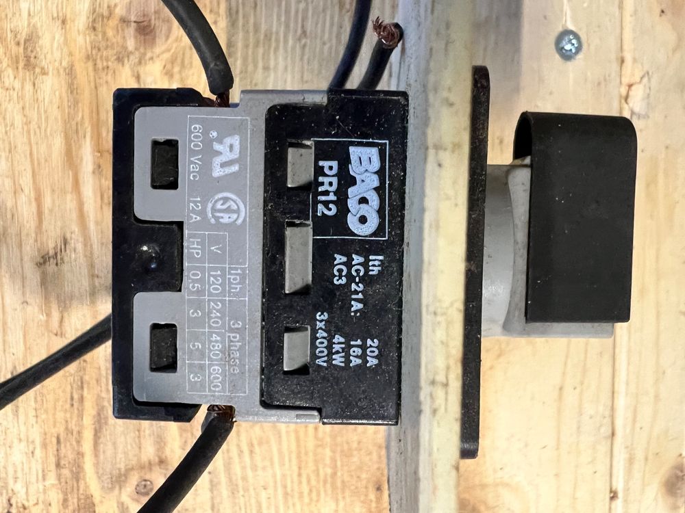 Nockenschalter Baco PR12 Vor-Rück Aus 3x400V 20A (Gebraucht) in Schmerikon für CHF 5 – mit ...