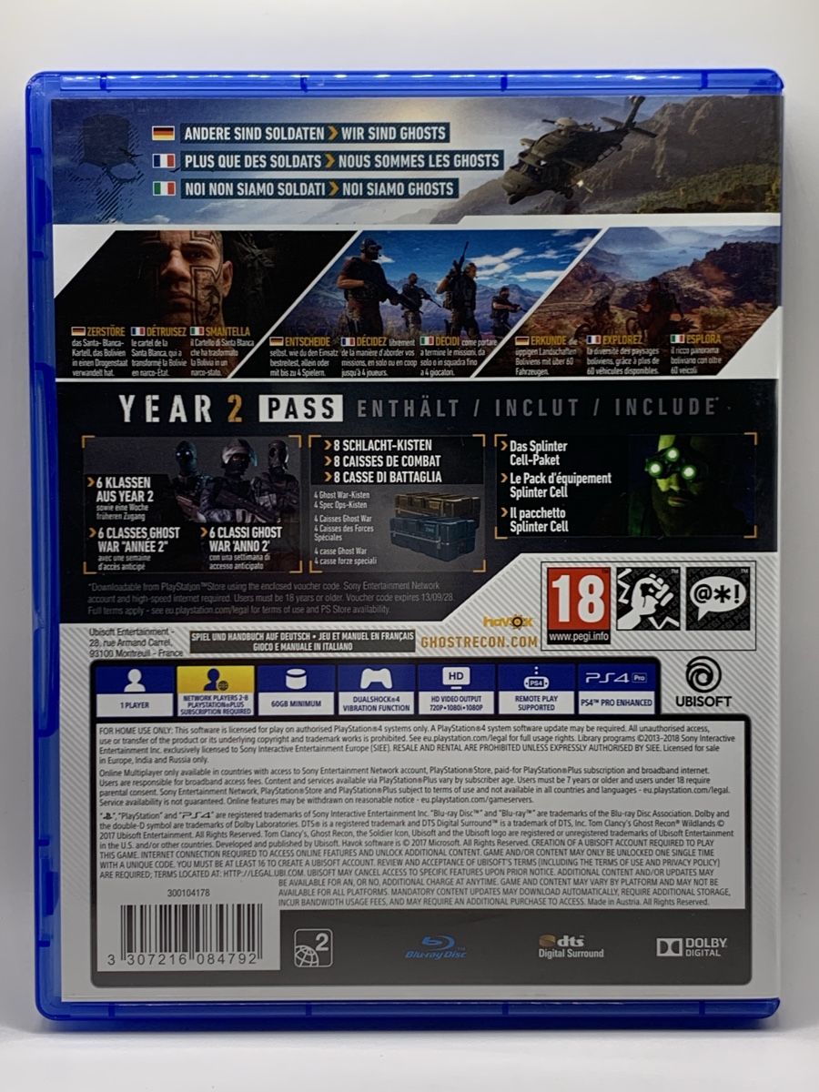PS4 - Ghost Recon Wildlands - Gold Edition, Year 2 (Gebraucht) in ...