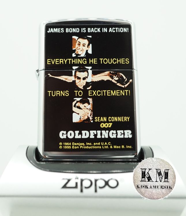 ZIPPO® JAMES BOND - 007 - GOLDFINGER - 1996 - UNGEZUENDET | Kaufen auf Ricardo