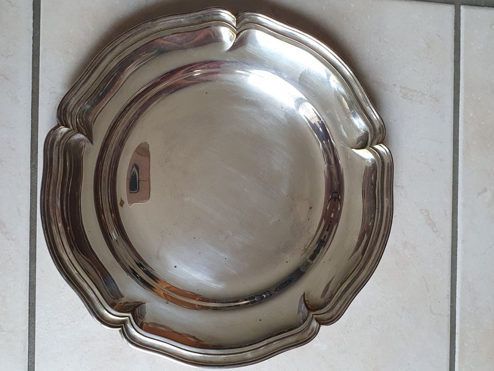 Vintage Teller/Tablet versilbert von Quist | Kaufen auf Ricardo