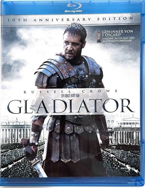 GLADIATOR BLU-RAY (Gebraucht) in Zürich für CHF 3 – mit Lieferung auf Ricardo kaufen