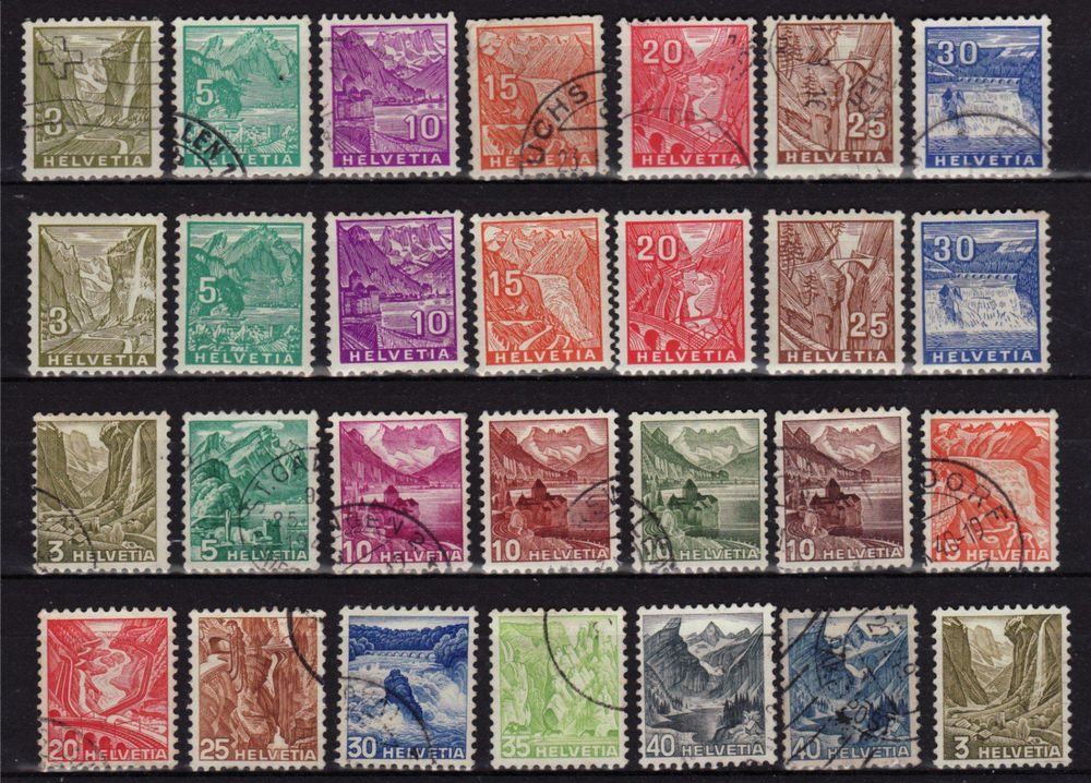 074 BM, LANDSCHAFTEN 1934 + 1936 SERIEN | Kaufen auf Ricardo