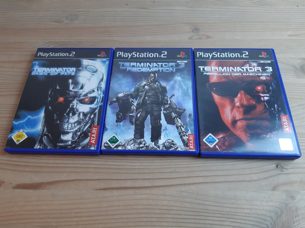 Terminator Dawn of Fate + The Redemption + Rebellion PS2 Set (Gebraucht ...