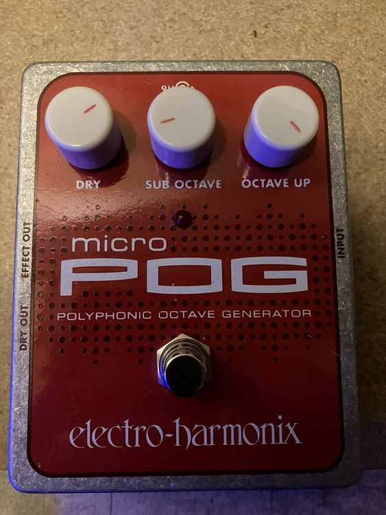 Electro-Harmonix Micro POG Polyphonic Octave Generator (Gebraucht) in ...