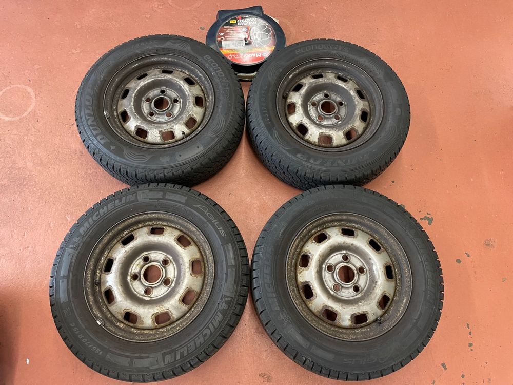 VW T4 * 195 70 15 C * Sommer * Dunlop / Michelin * 8-9 mm * (Gebraucht) in Safenwil für CHF 200 ...