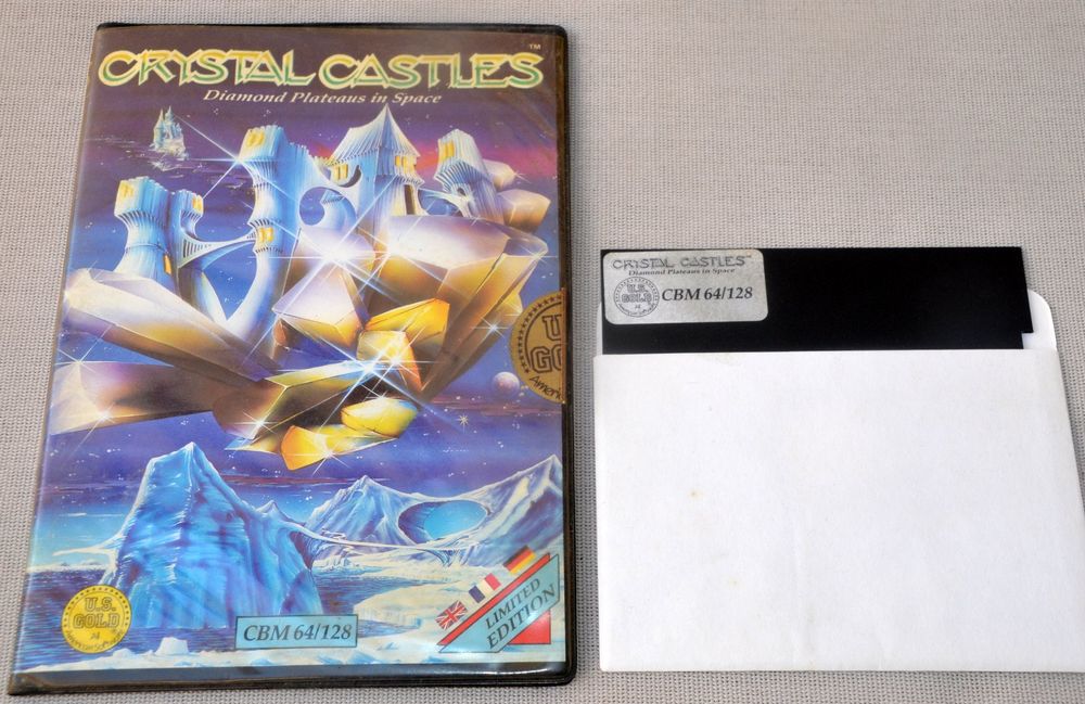 COMMODORE 64 -- Crystal Castles Disk / disque (Gebraucht) in Collonges ...