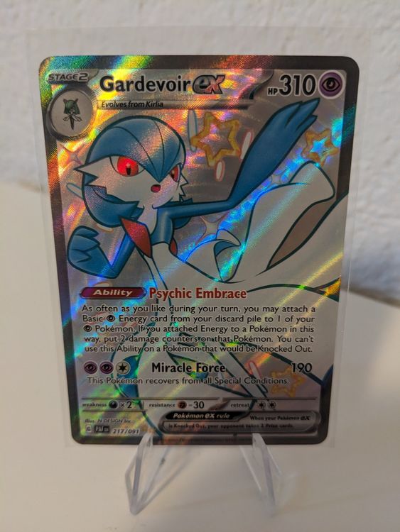 Pokemon Paldean Fates - Gardevoir EX 217/091 ( EN ) (Neu und ...