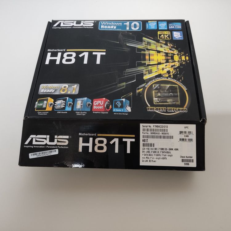 Motherboard ASUS H81T Mini-ITX-Mainboard - Socket LGA1150 | Kaufen auf ...