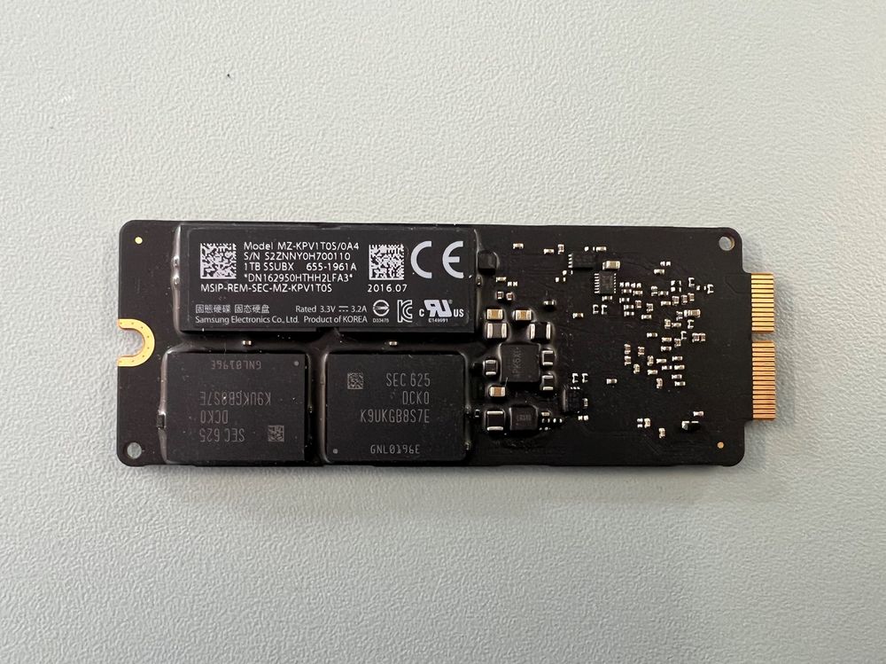 Apple Flash SSD NVMe 1TB ab Late 2013 bis Early 2019 | Kaufen auf Ricardo