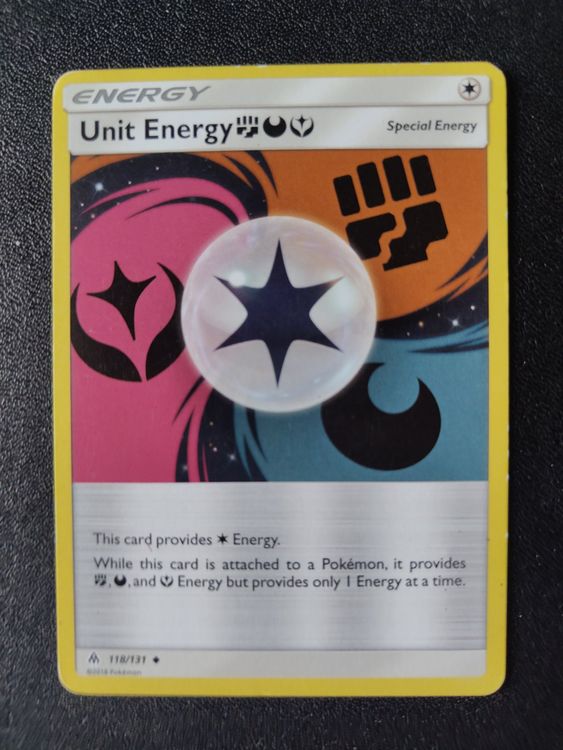 Unit Energy 118/131 Energy Pokémon Forbidden Light 2018 EN (Gebraucht ...