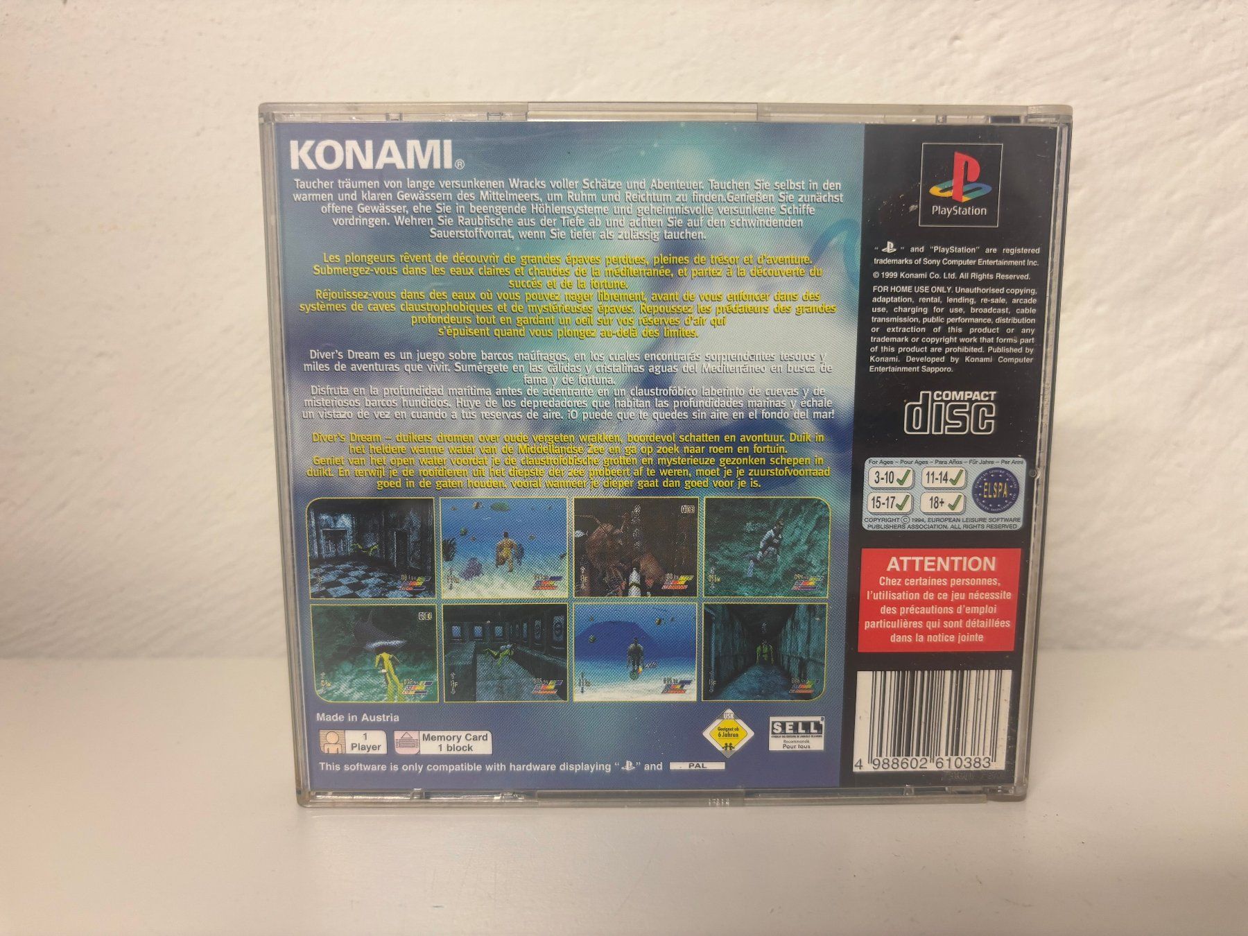 Diver's Dream I Playstation I PS1 (Gebraucht) in Rüti ZH für CHF 14 ...