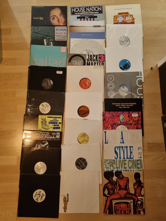 Vinyl House - Rare 90's House Sammlung - rund 100 Stk. (Gebraucht) in ...