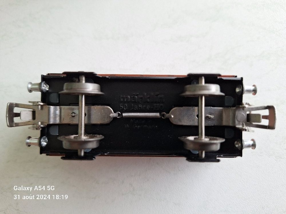 Märklin HO. Wagon en métal 50 ans de Märklin (Neu (gemäss Beschreibung ...