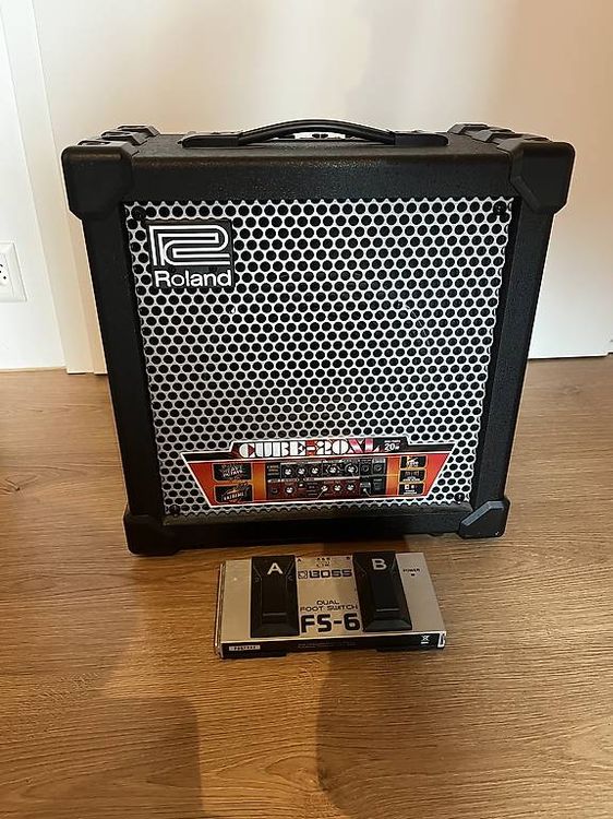 Verstärker Roland Cube-20XL/Boss FS-6 (Gebraucht) in Walperswil für CHF ...