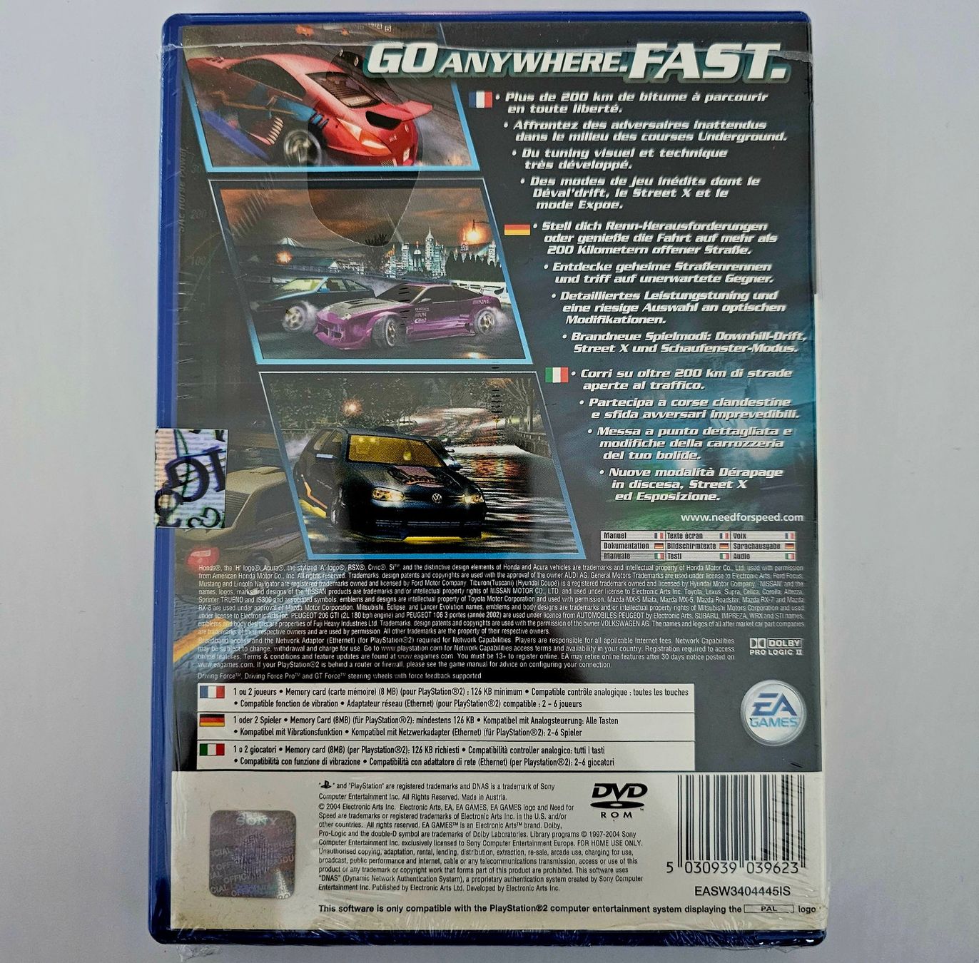 Need for Speed Underground 2 (PS2) Top Zustand (Gebraucht) in Holziken ...