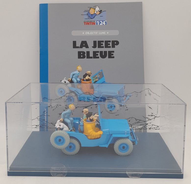 Voiture Tintin 4 - La Jeep Bleue - 1:24 - Hergé (Gebraucht) in St-Sulpice VD für CHF 65 – mit ...