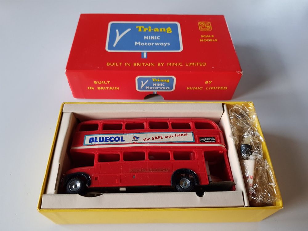 Doppelbus M1545 Tri-ang Minic Motorways 1964 (Neu (gemäss Beschreibung ...