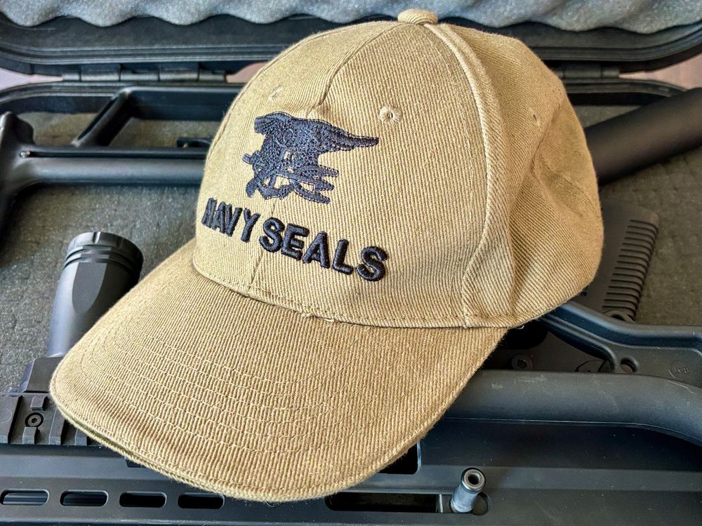 Original US Navy Seals Schirmmütze/Cap - Oliv (Neuf (Voir description ...
