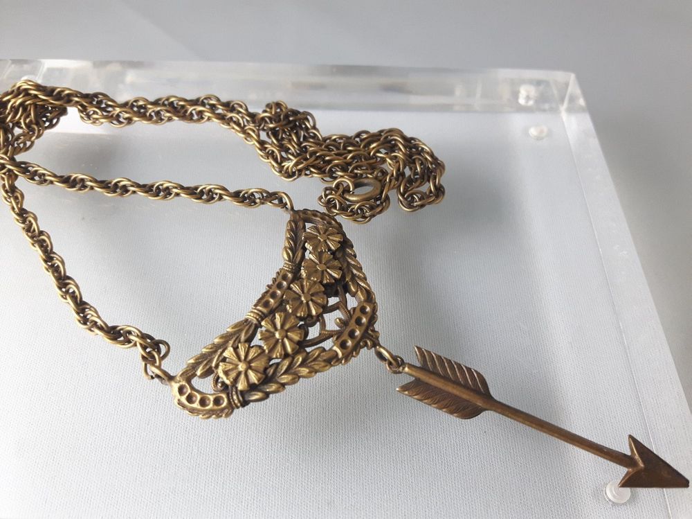 Vintage Joseff of Hollywood. Pfeil des Armour Bronze Kette | Kaufen auf ...