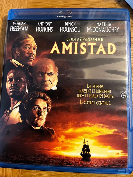 Amistad (1997, Blu-ray, Steven Spielberg, Freeman, Hopkins) (Gebraucht ...