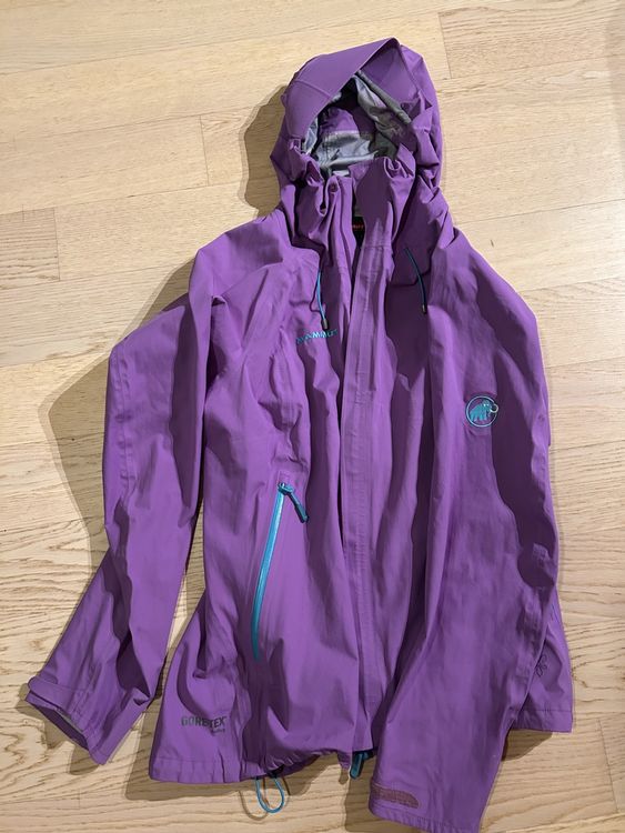 Mammut Gore-Tex Active Regenjacke Damen Gr. L in Lila (Gebraucht) in ...